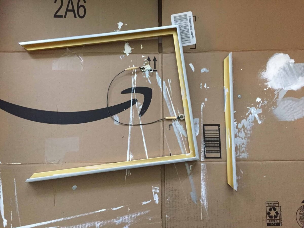 How to Upcycle a Modern Picture Frame & Mount - Upcycle My Stuff