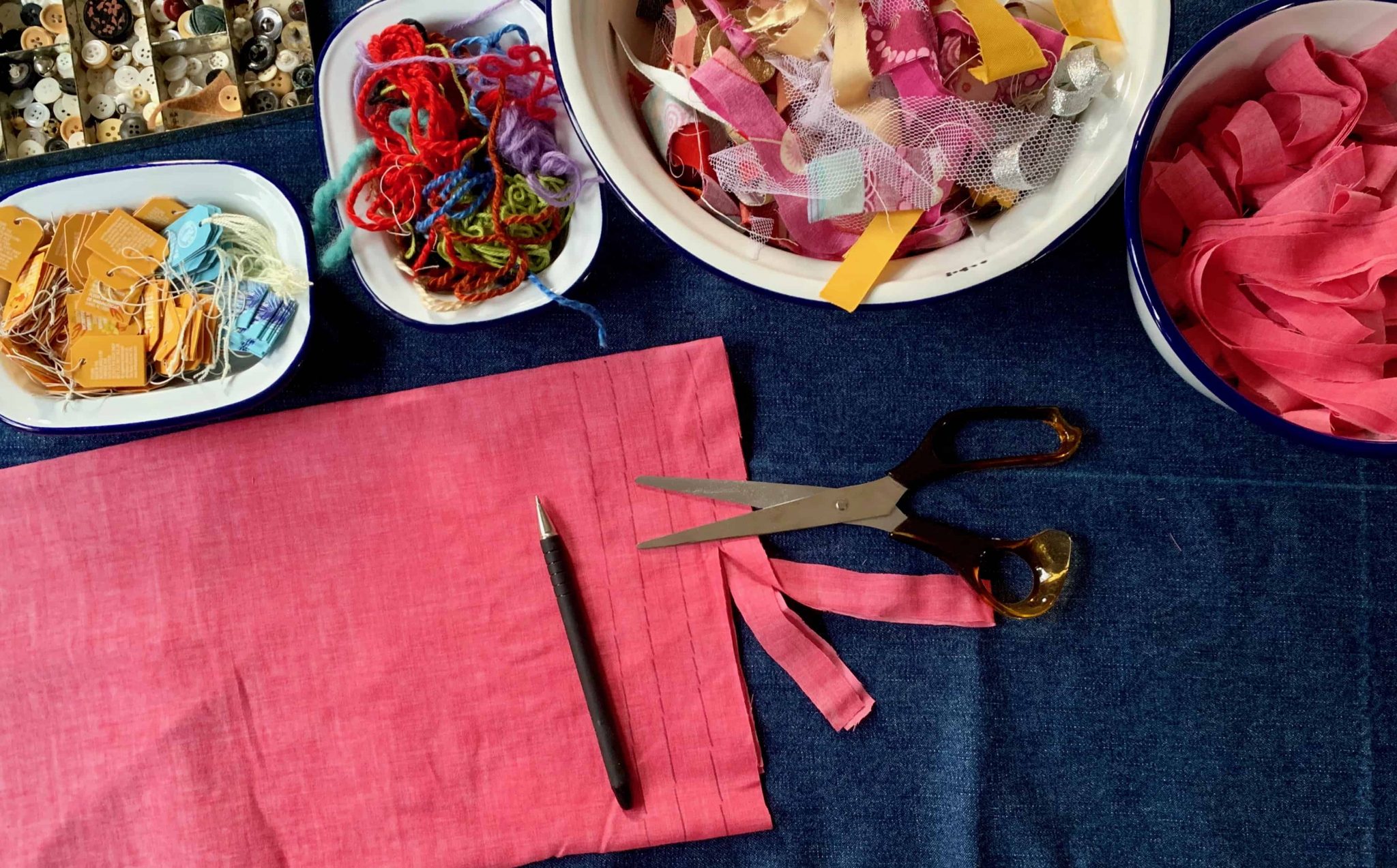 How to Upcycle Fabric Scraps into Festival Bunting - Upcycle My Stuff
