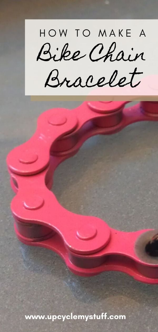 How to Upcycle a Bicycle Chain - Chunky Bracelet - Upcycle My Stuff