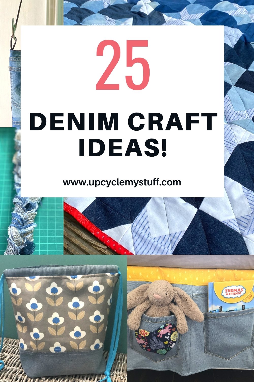 25 Stunning Ideas for Reusing your Old Jeans - Upcycle My Stuff