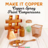11 Fabulous Upcycling Projects using Copper Spray Paint