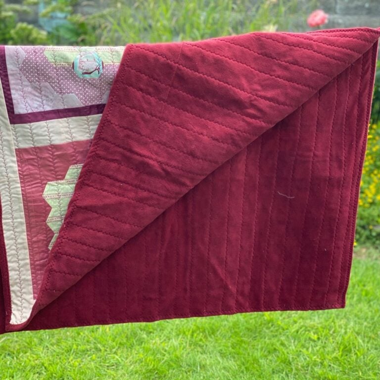 How to Use Fleece for Quilt Backing - Upcycle My Stuff
