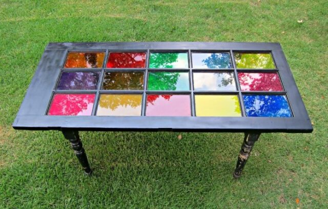 15 Ways to Turn an Old Door into a Table - DIY Tutorials - Upcycle My Stuff