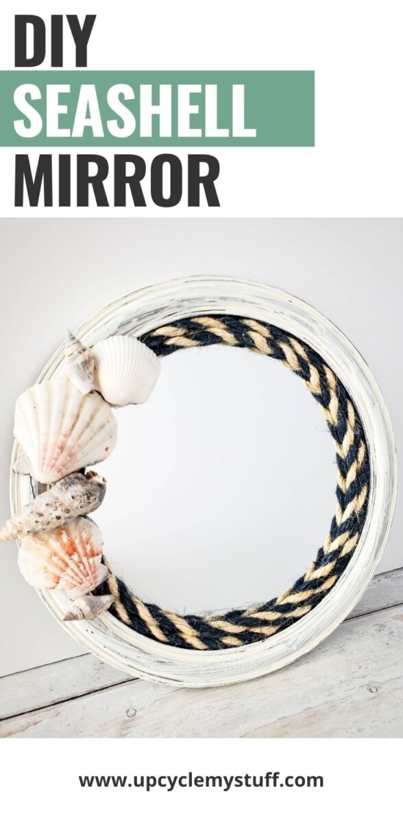 DIY Seashell Mirror - Upcycle My Stuff