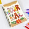 Design Your DIY Journal Cover With This Fun Tutorial - Upcycle My Stuff