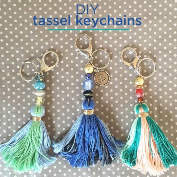 DIY Keychain Tutorial +12 Free & Easy Keychain Projects - Upcycle My Stuff