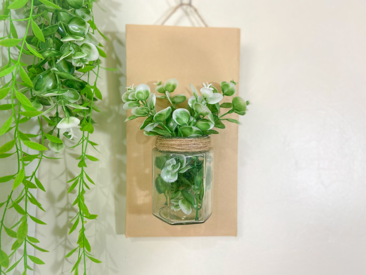 Make a Jar Craft Wall Hanging For Your Blank Wall - Upcycle My Stuff