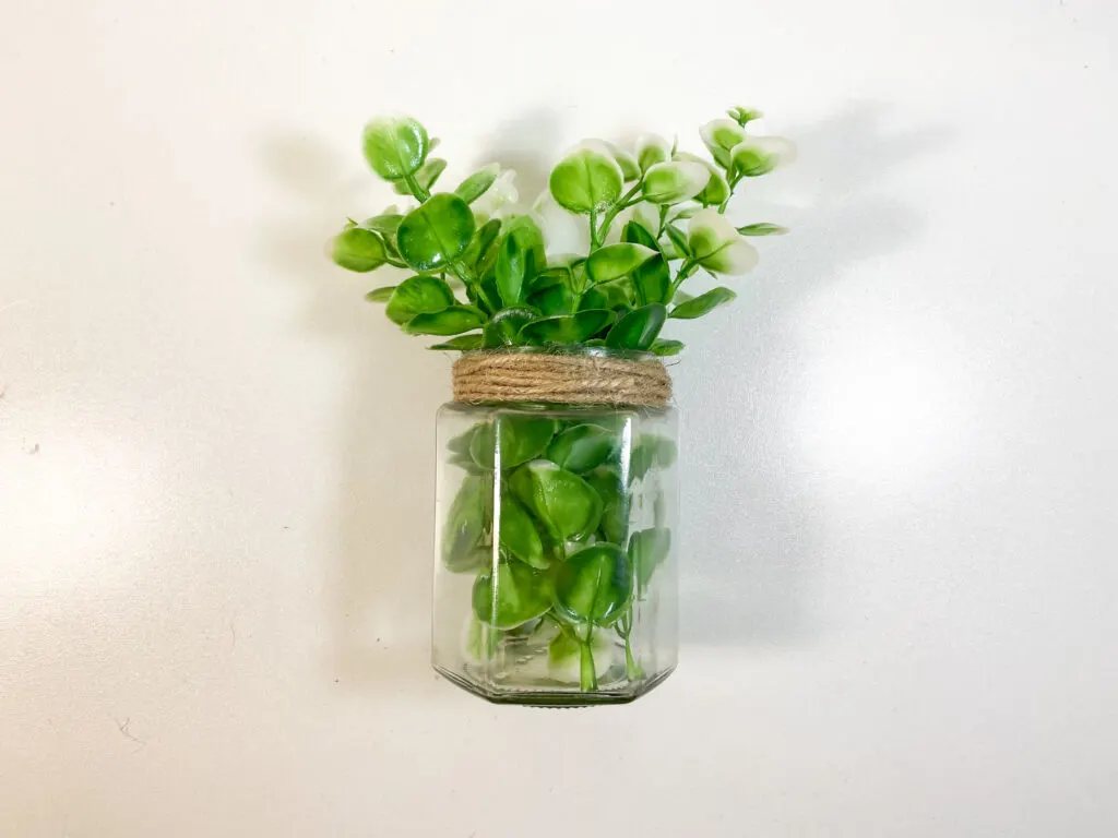 Make a Jar Craft Wall Hanging For Your Blank Wall - Upcycle My Stuff