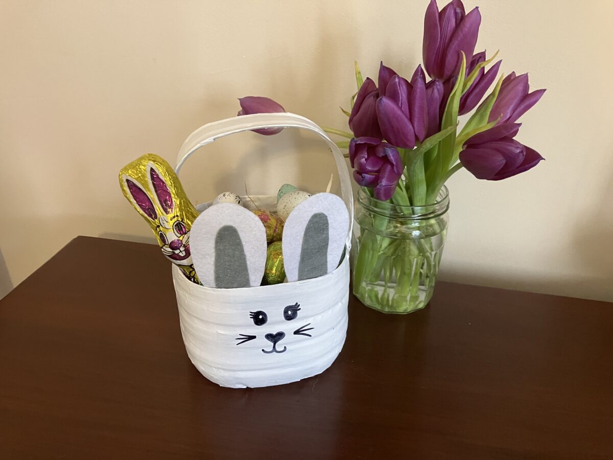 Easy Easter Basket - A Last-Minute Upcycle Idea